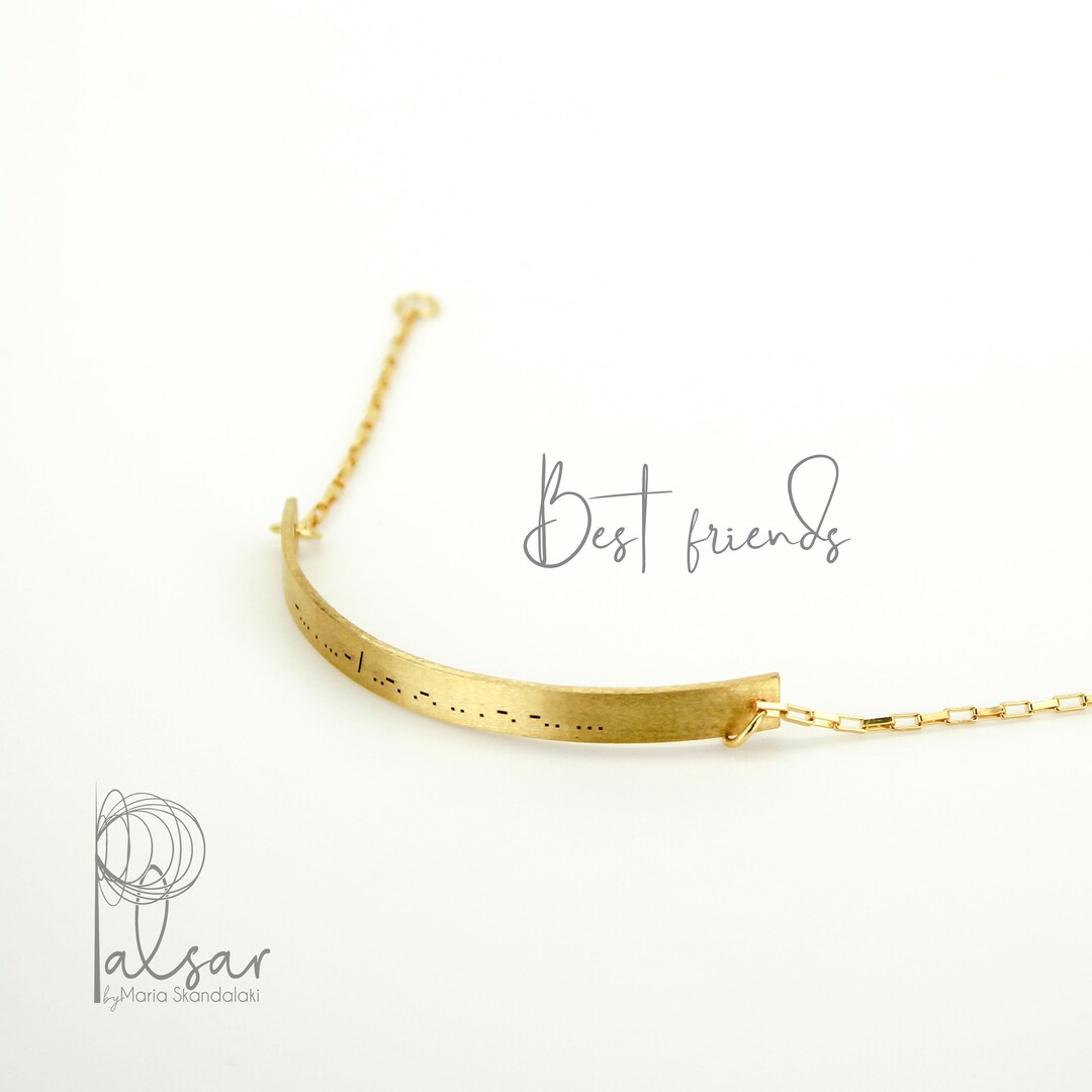 Morse Code Friendship Bracelets, Morse Code Jewelry, Silver Aesthetic ...