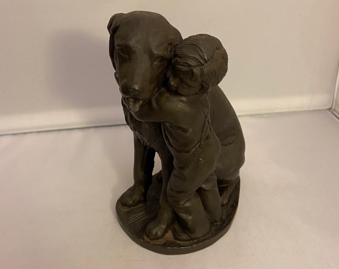 Heredities Dog and Boy - Etsy