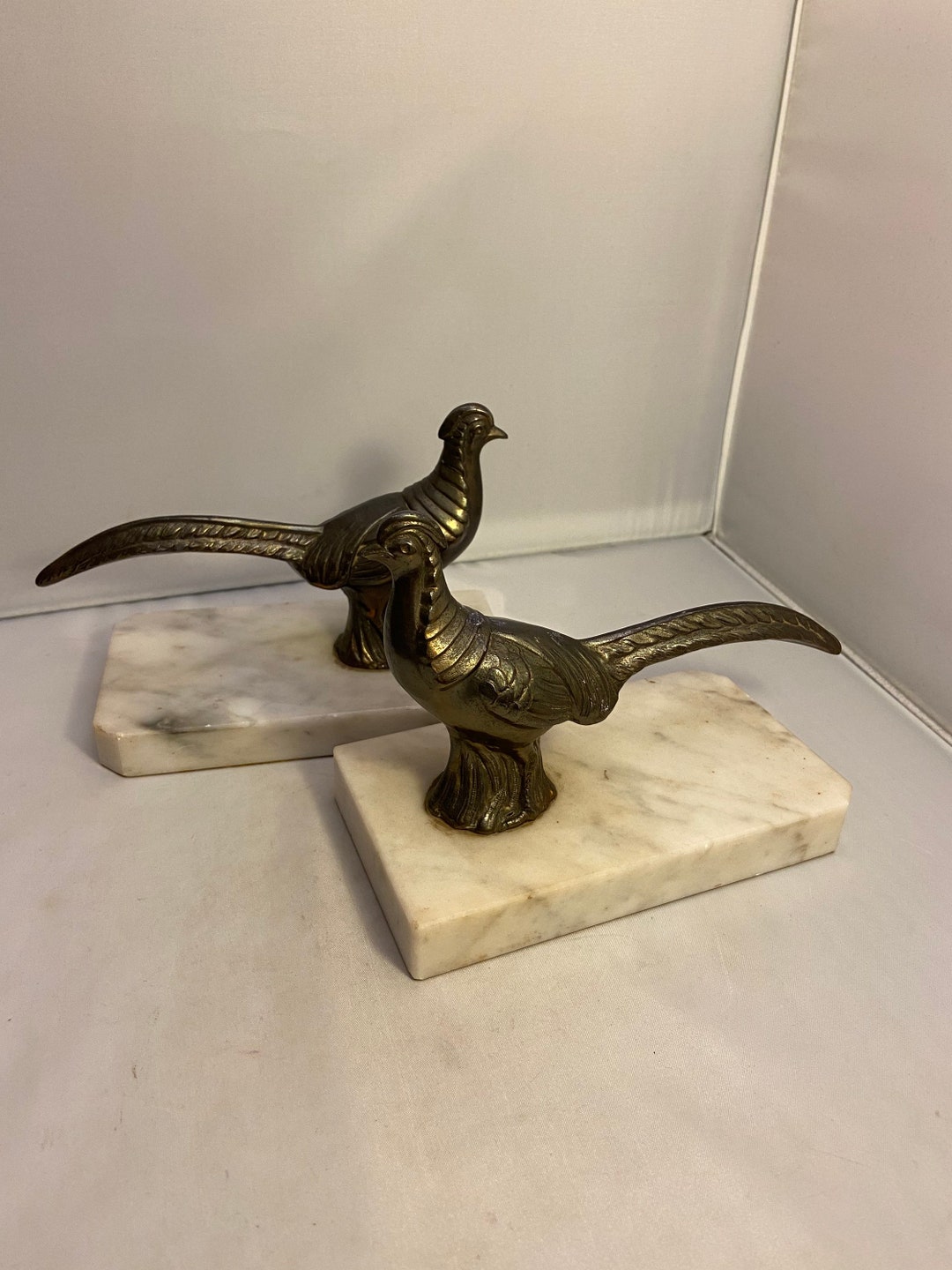Pheasant Bookends - Etsy