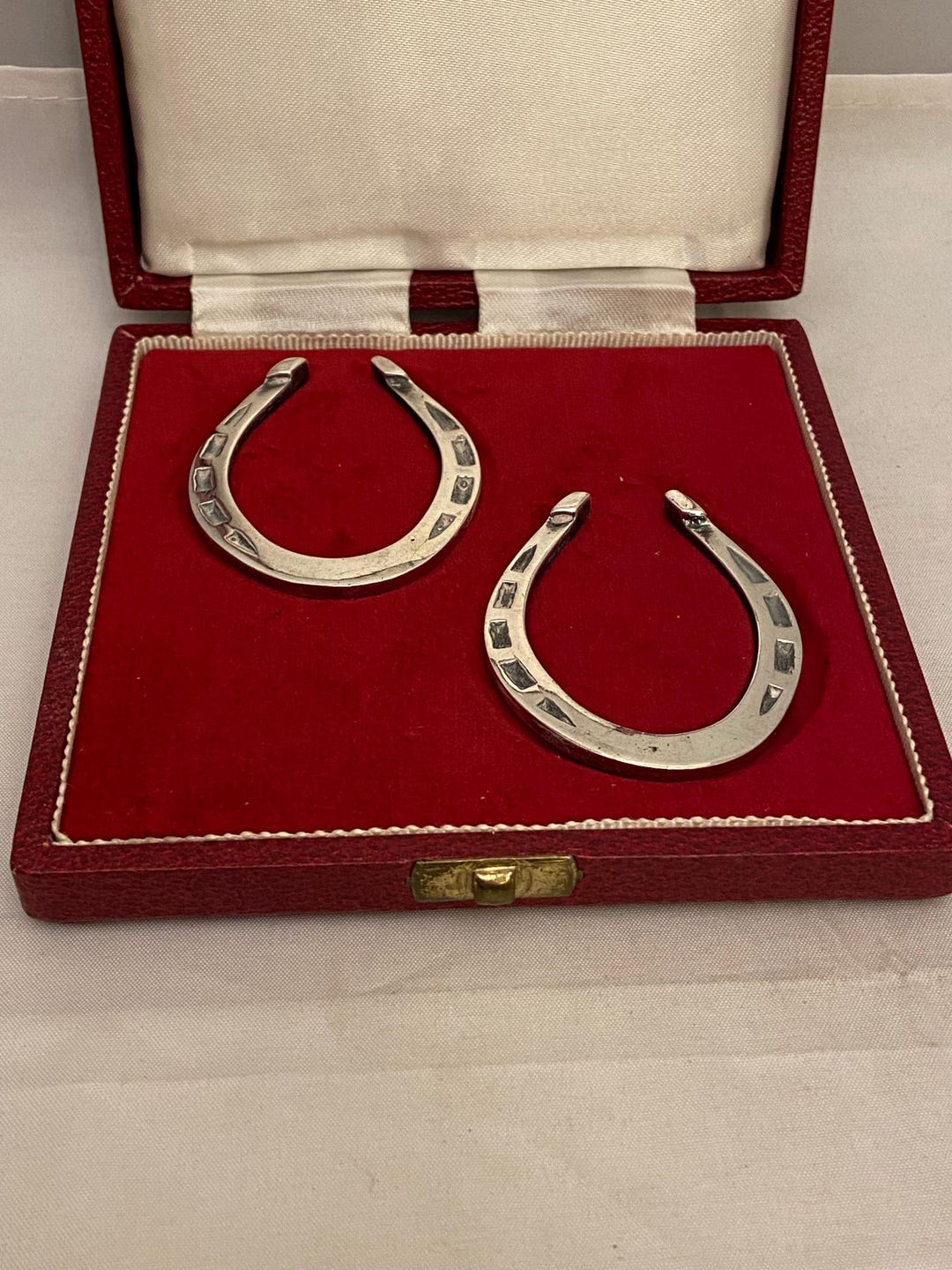 Francis Howard Silver Horseshoe Napkin Rings - Etsy