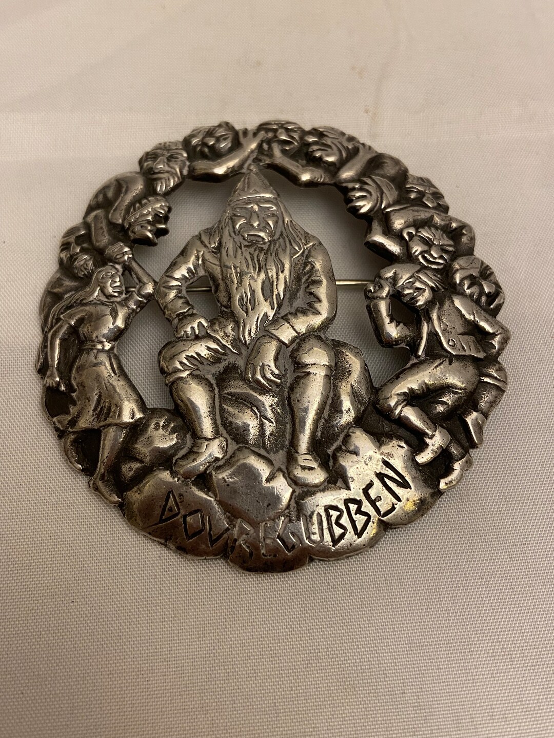 Norskt Monster Dovregubben Troll Silver Brooch - Etsy