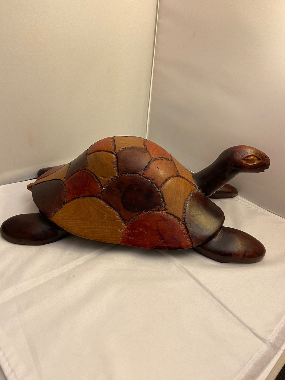Large Wooden Patchwork Tortoise - Etsy