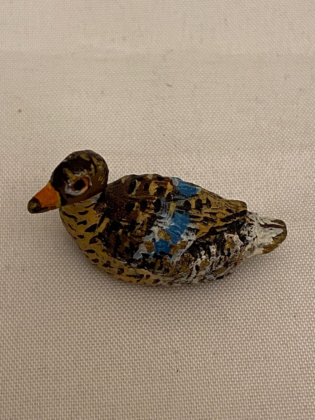 Austrian Cold Painted Bronze Duck Miniature - Etsy