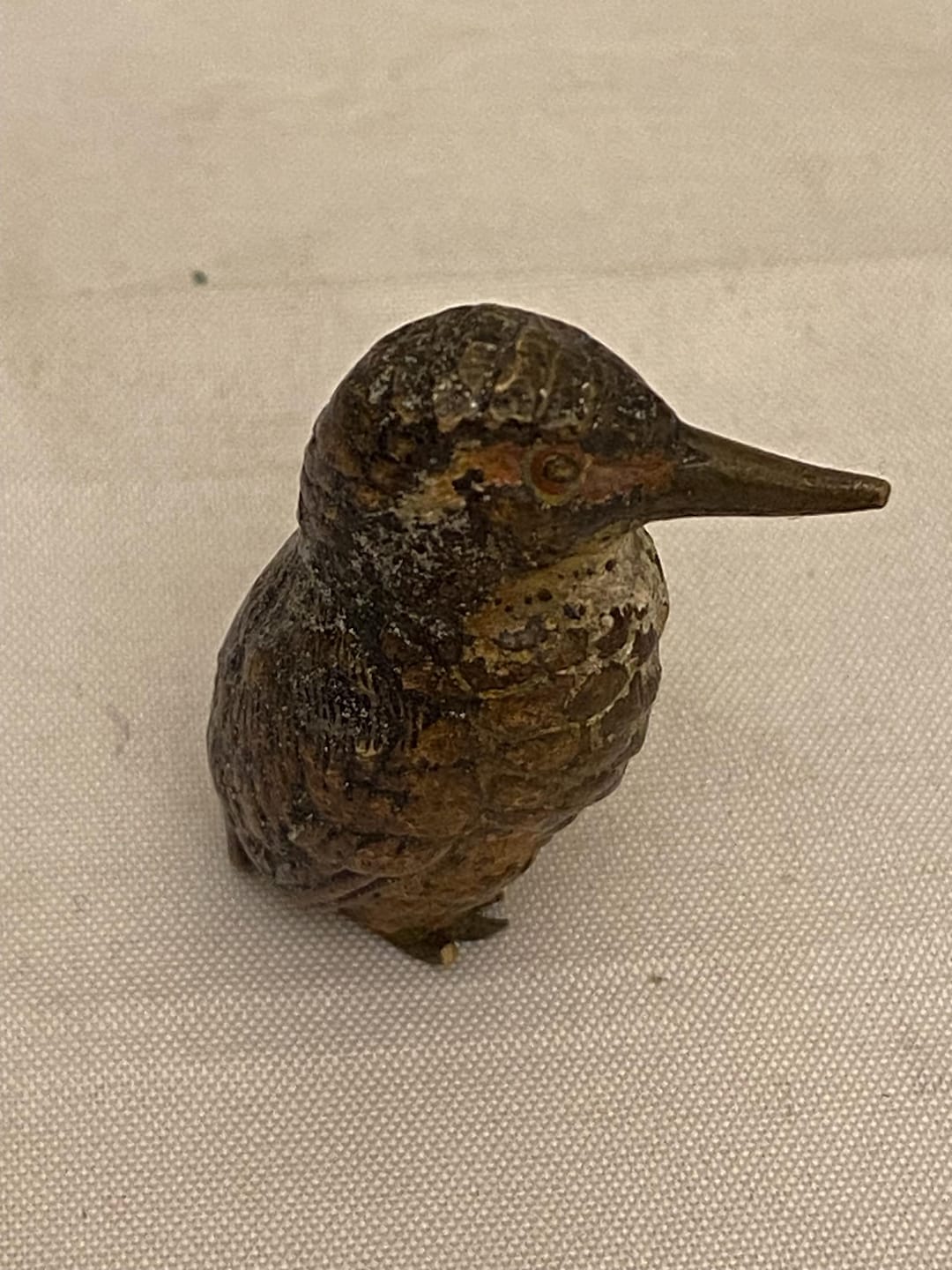 Cold Painted Bronze Kingfisher Miniature - Etsy
