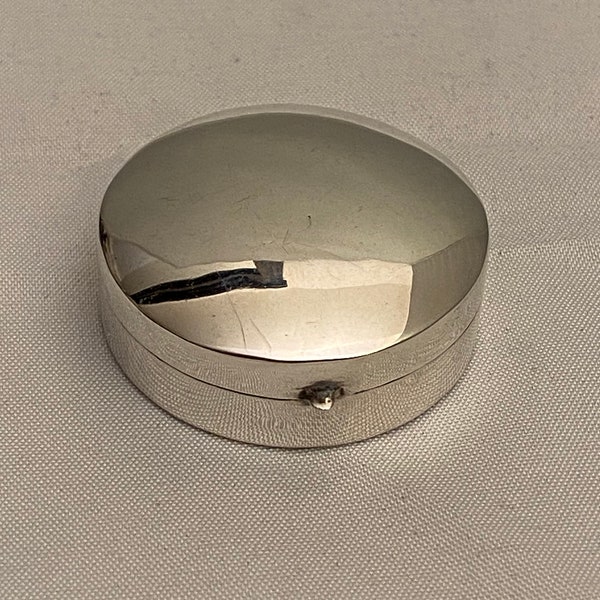 Silver Pill Box - Etsy
