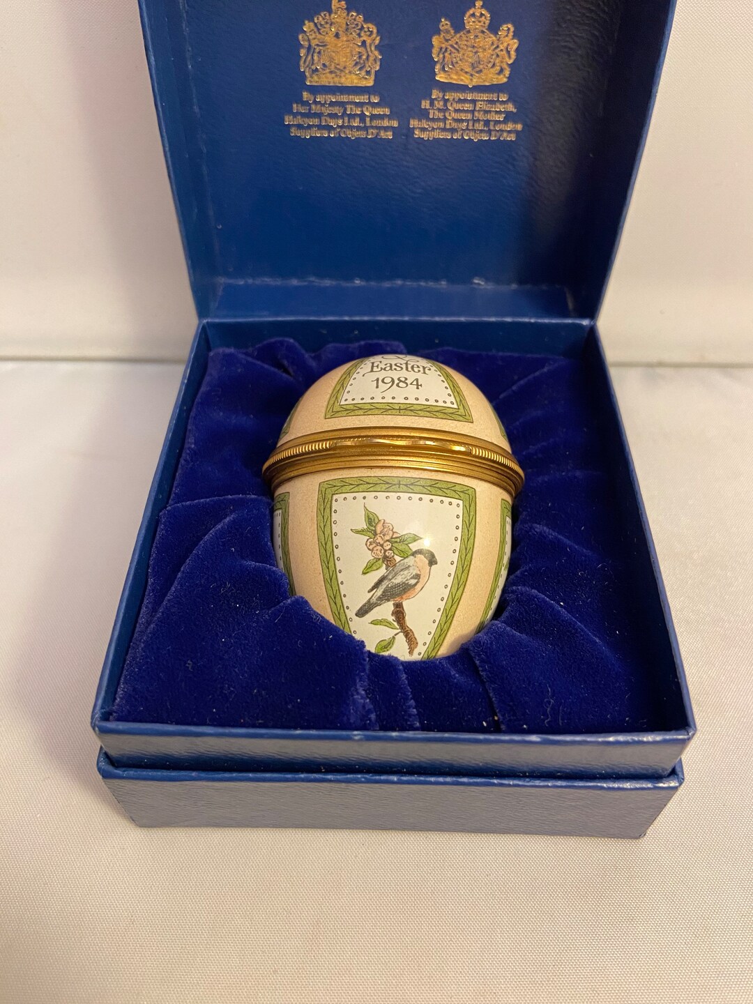 Halcyon Days Easter 1984 Trinket Egg - Etsy