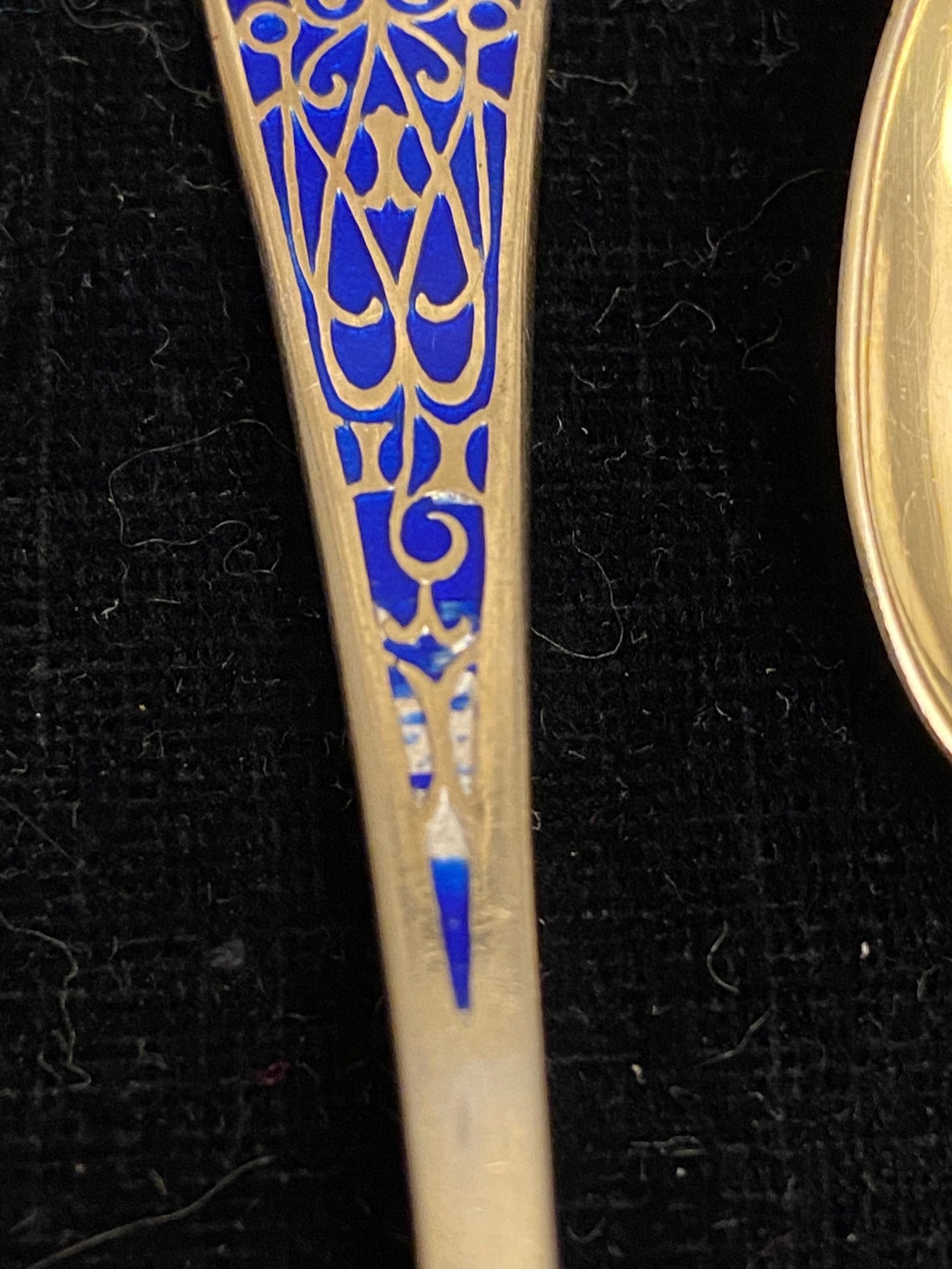 Levi’s & Salaman Enamelled Silver Spoons - Etsy