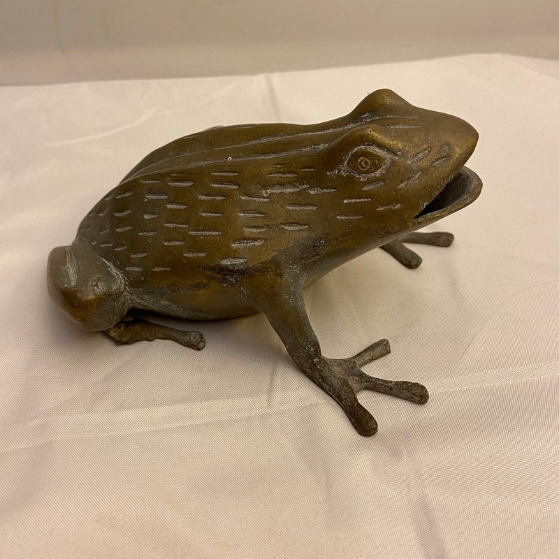 Brass Frog - Etsy