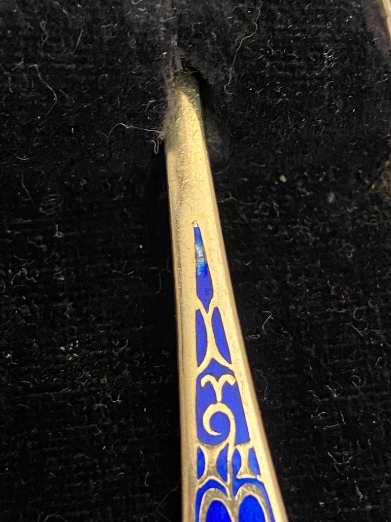 Levi’s & Salaman Enamelled Silver Spoons - Etsy