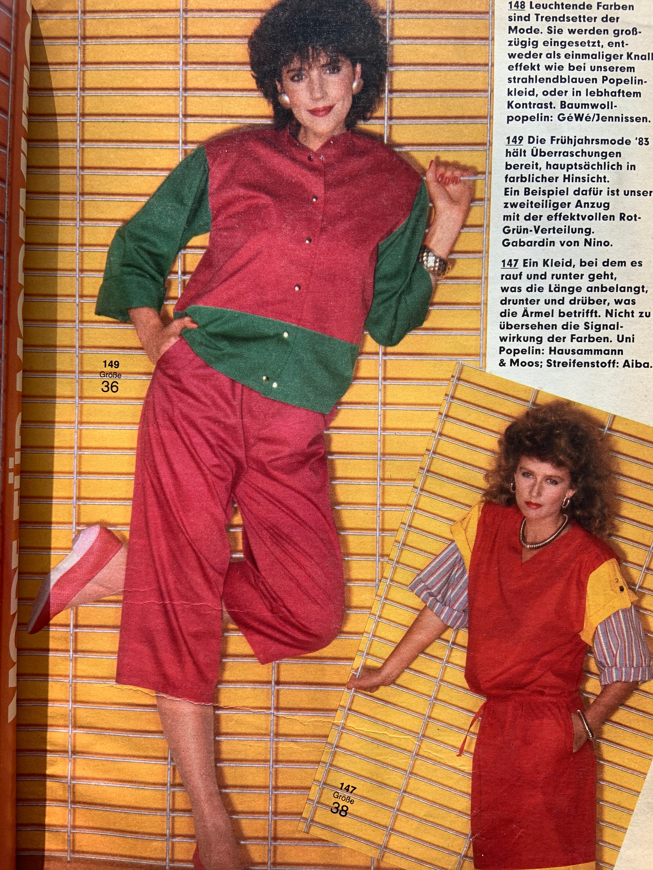 Vintage Burda Moden March 1983 - Etsy