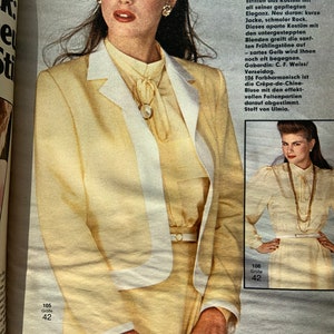 Vintage Burda Moden March 1983 - Etsy