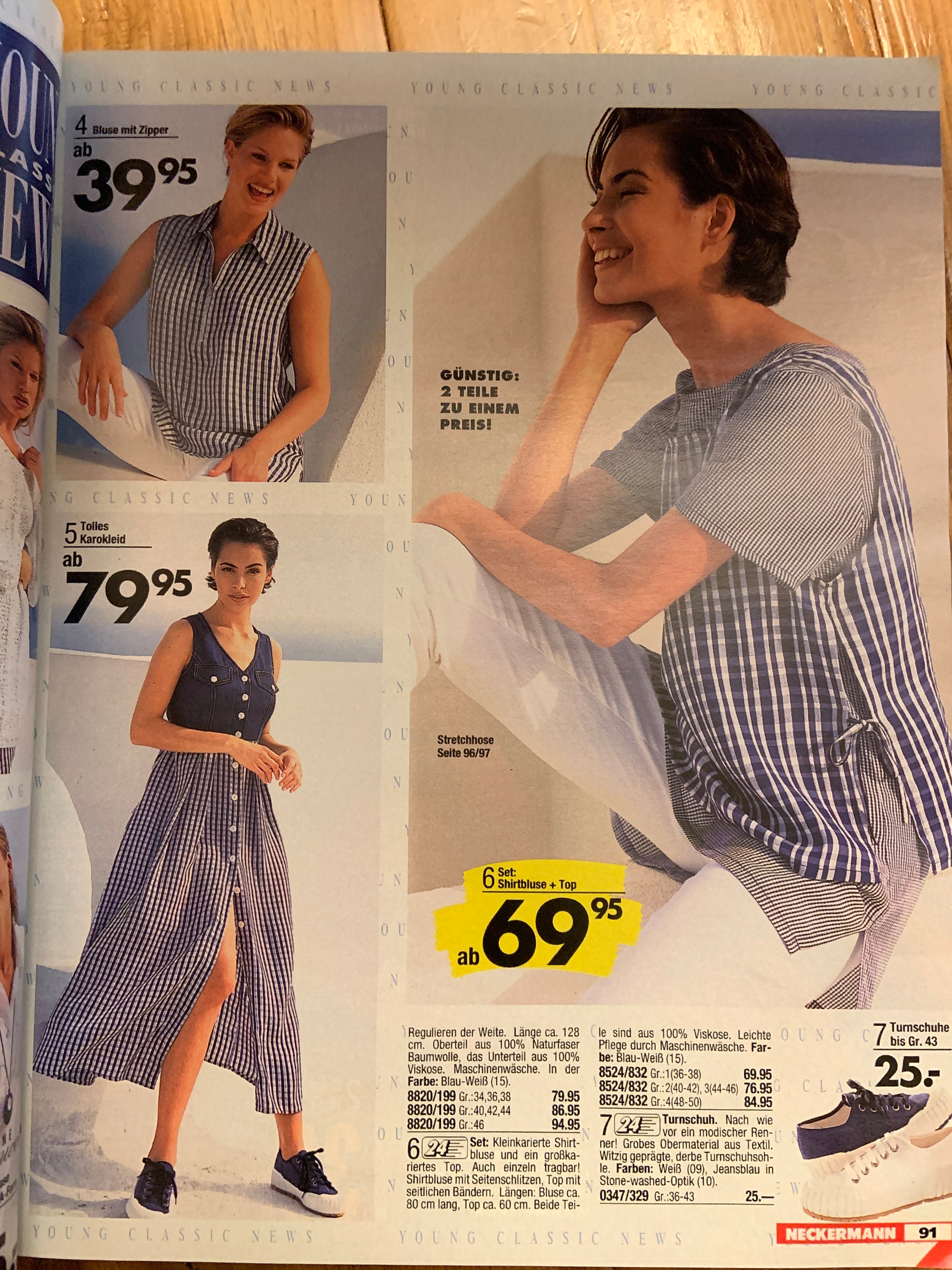 Vintage Fashion Catalog Neckermann Summer 1997 German - Etsy