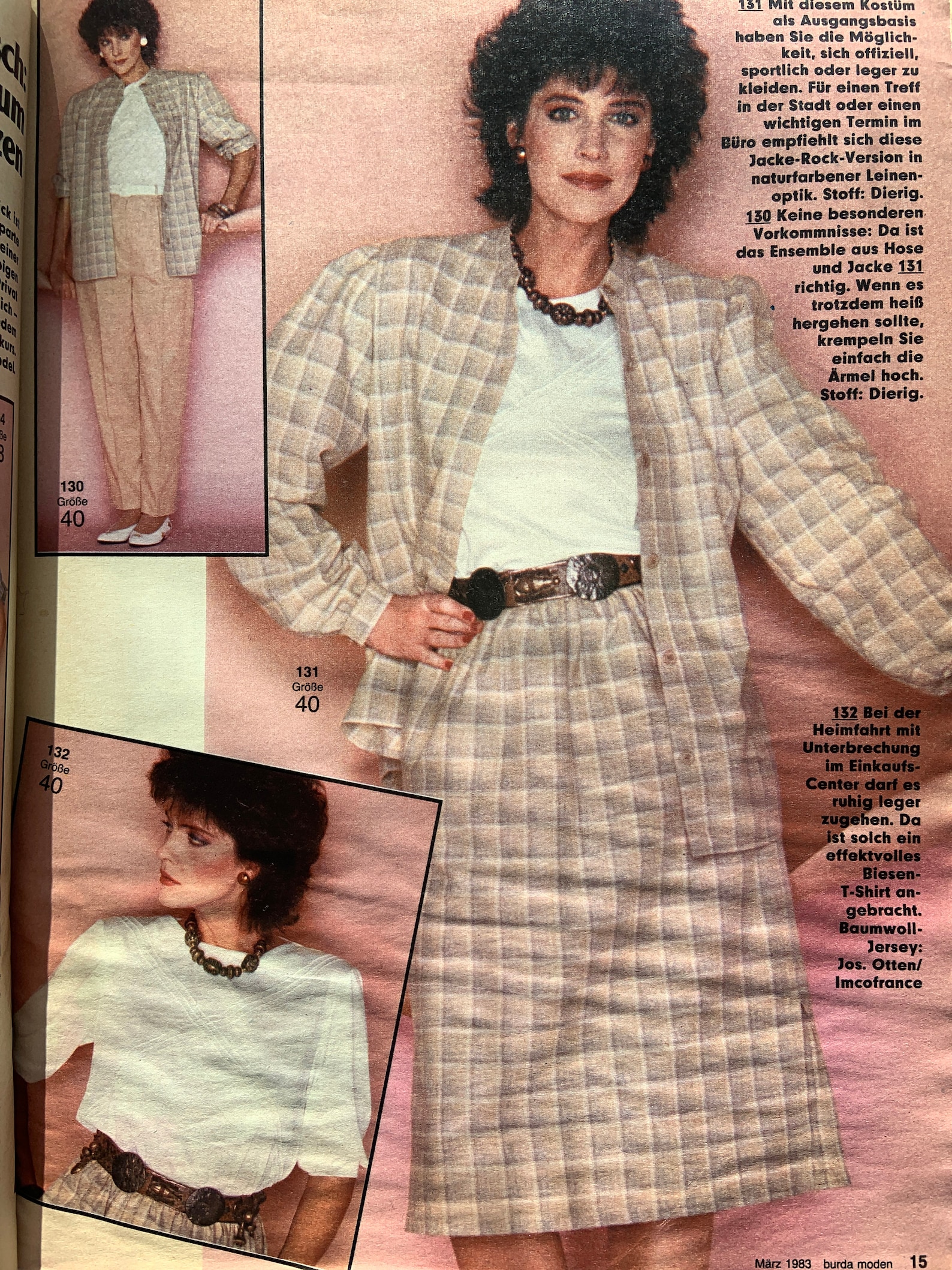 Vintage Burda Moden March 1983 - Etsy