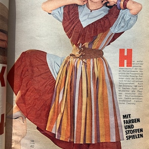 Vintage Burda Moden March 1983 - Etsy