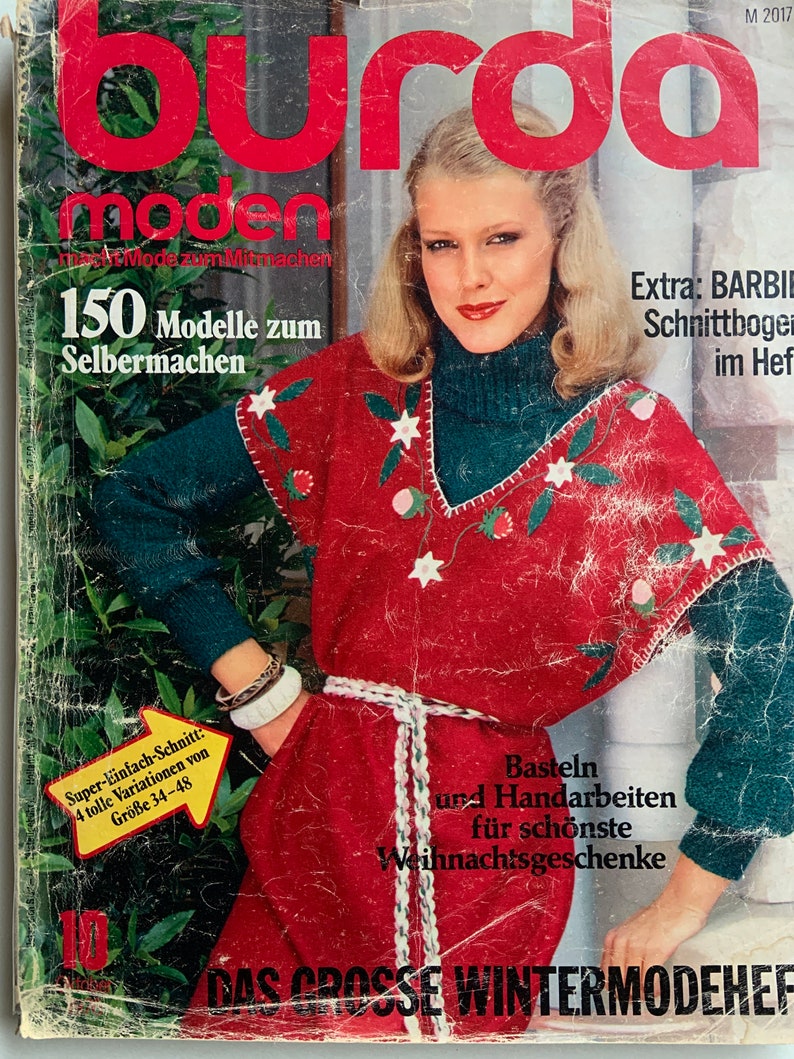 Vintage Burda Moden Magazine October 1976 - Etsy