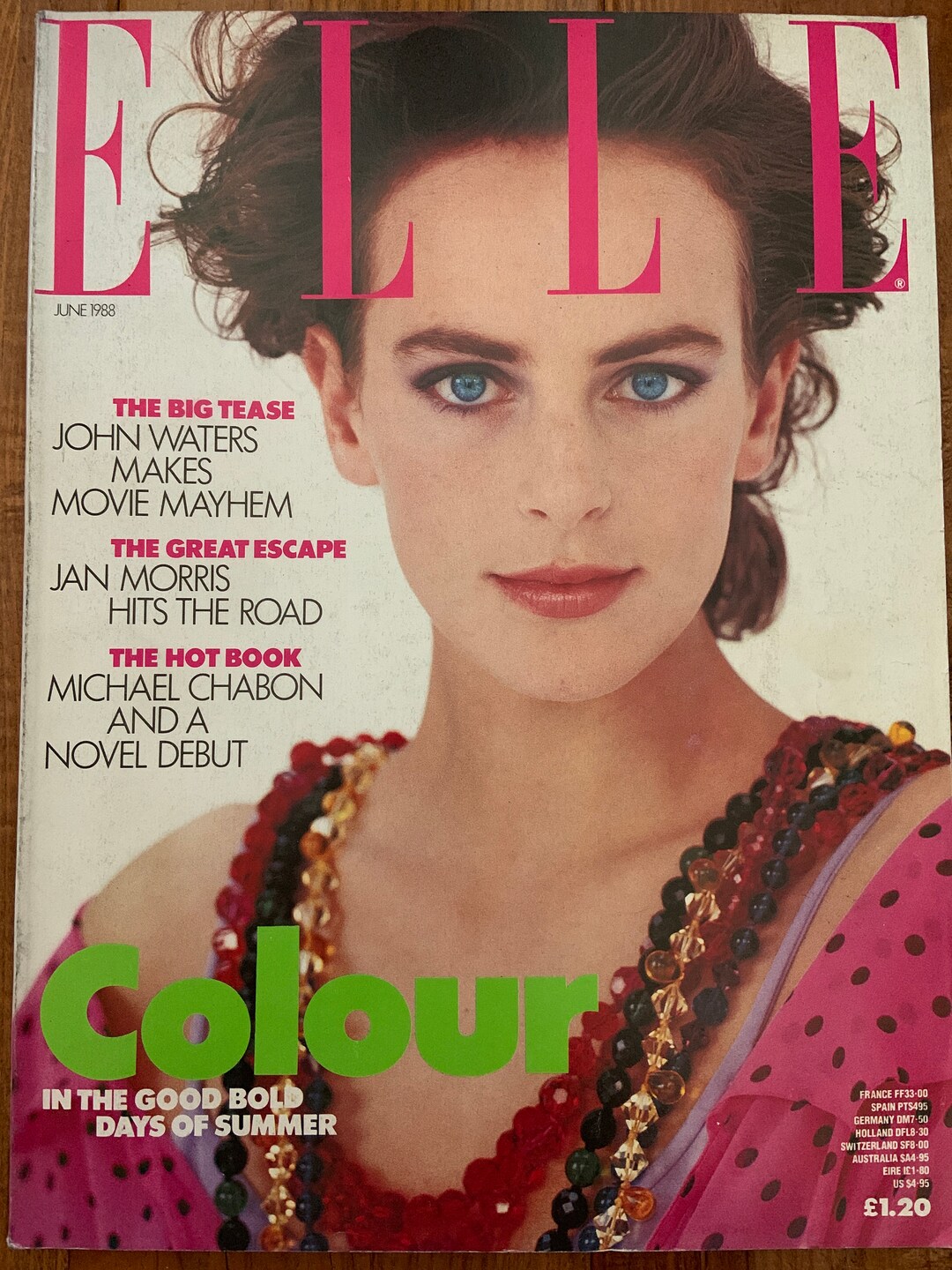 Vintage Elle June 1988 - Etsy