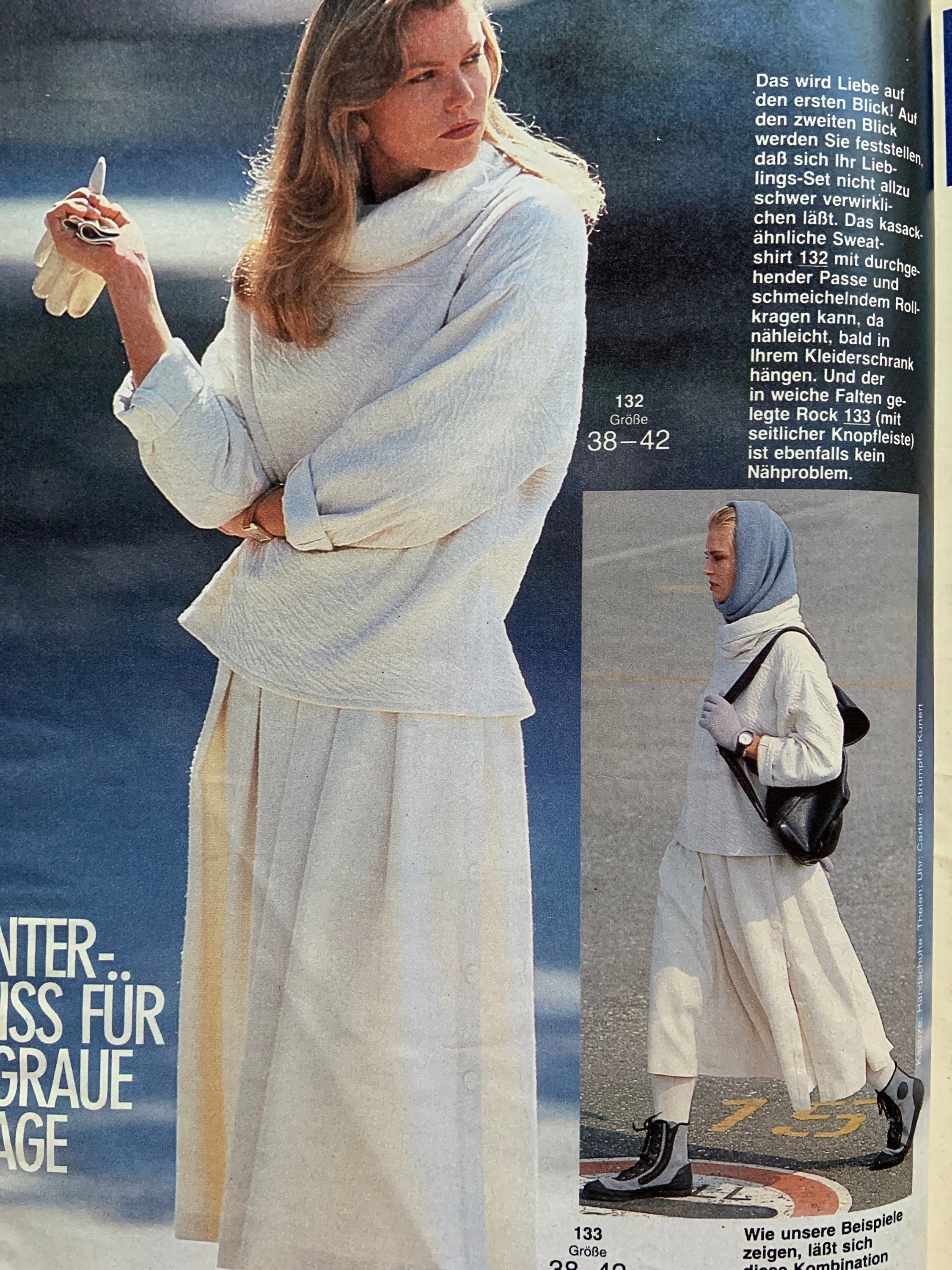 Vintage Burda Moden December 1984 - Etsy