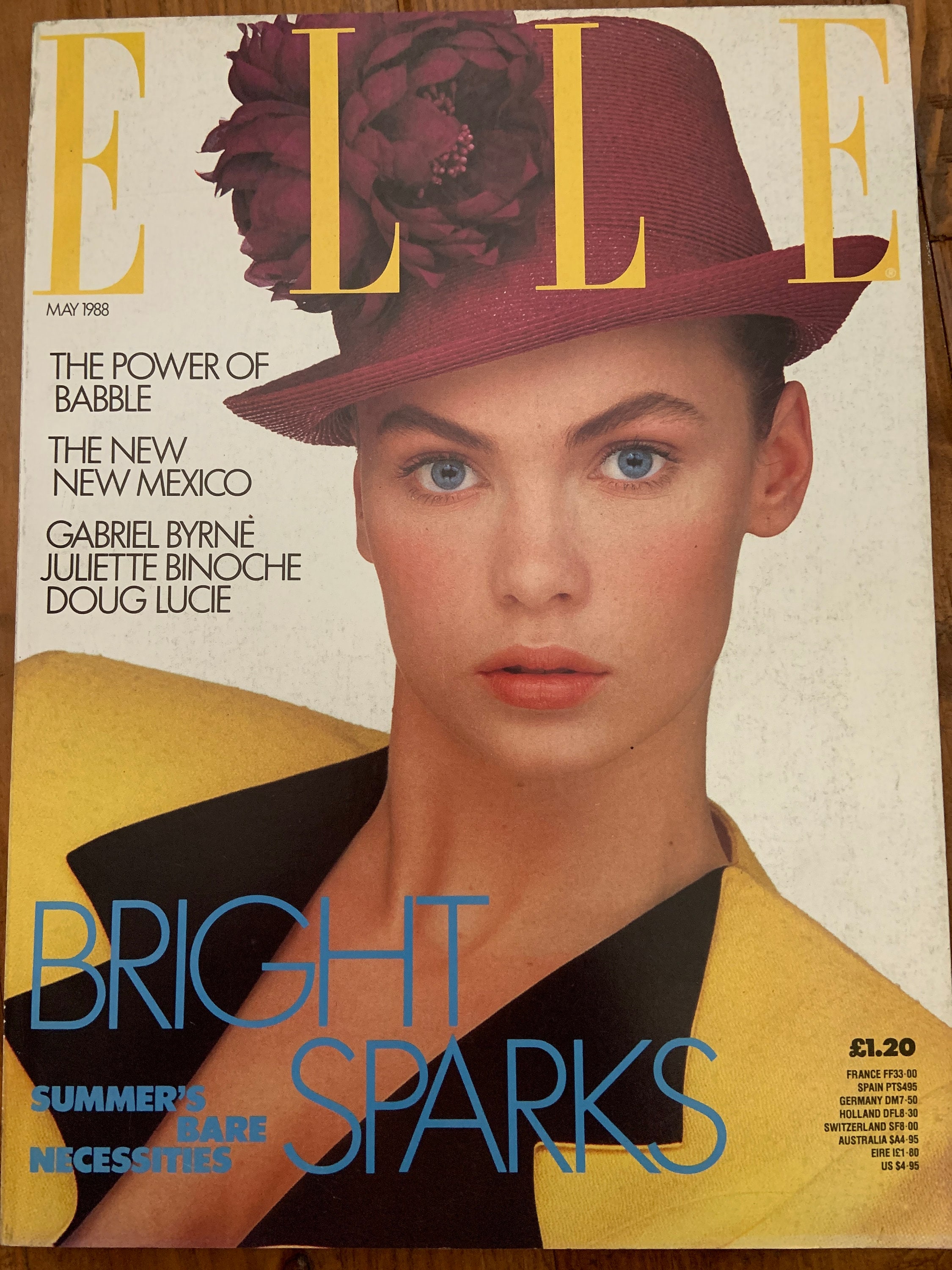 Vintage Elle Magazine May 1988 - Etsy