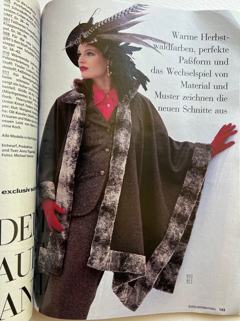 Vintage Burda International Magazine With Patterns - Etsy