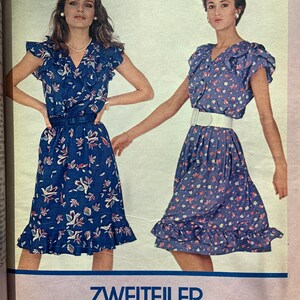 Vintage Burda Moden July 1983 - Etsy