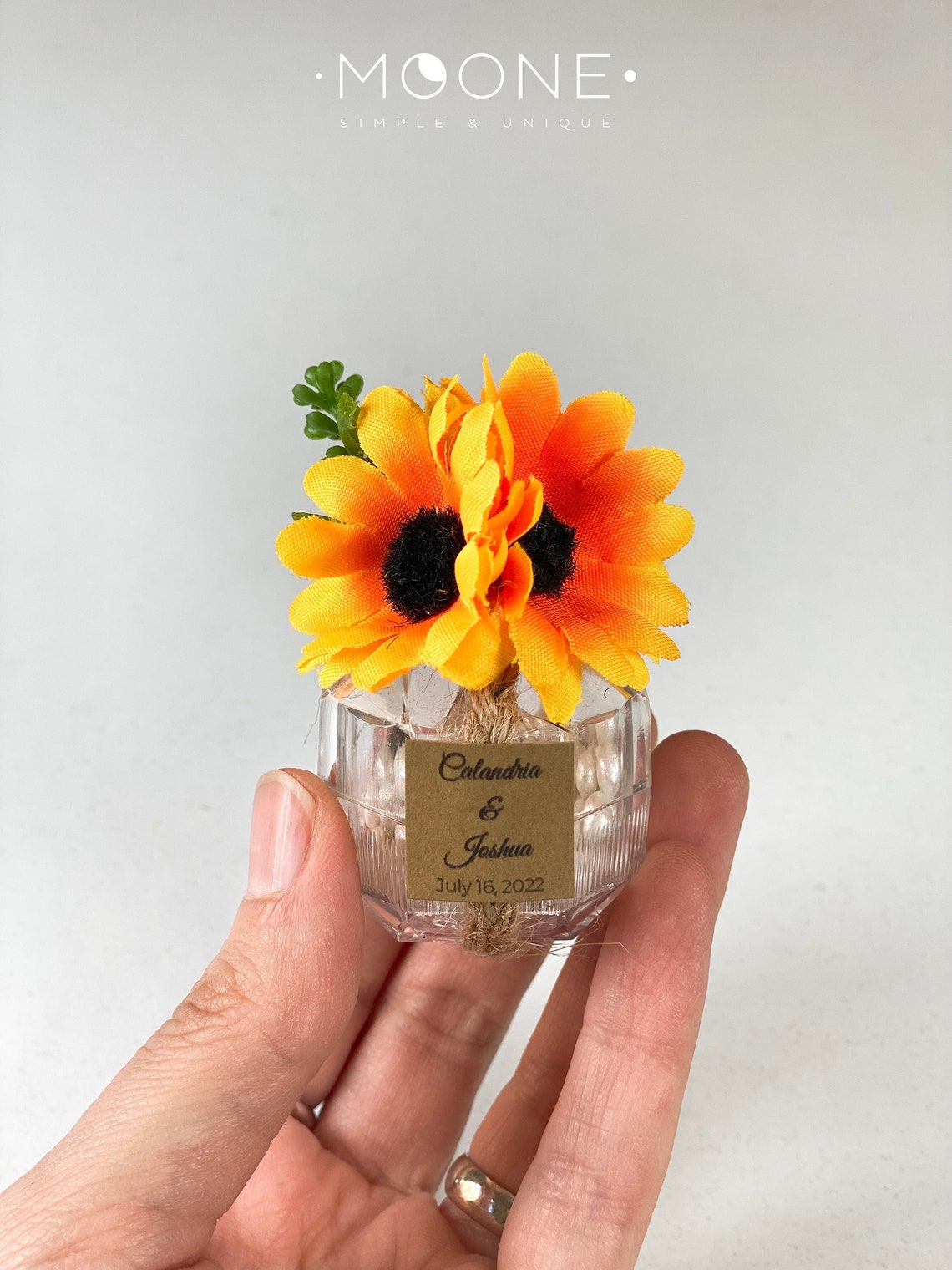 10pcs Sunflower Wedding Favors for Guests Sunflower Party | Etsy