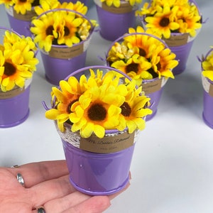 10pcs Sunflower Baby Shower Favors, Sunflower Wedding Favors, Sunflower Party Favor, Sunflower ...