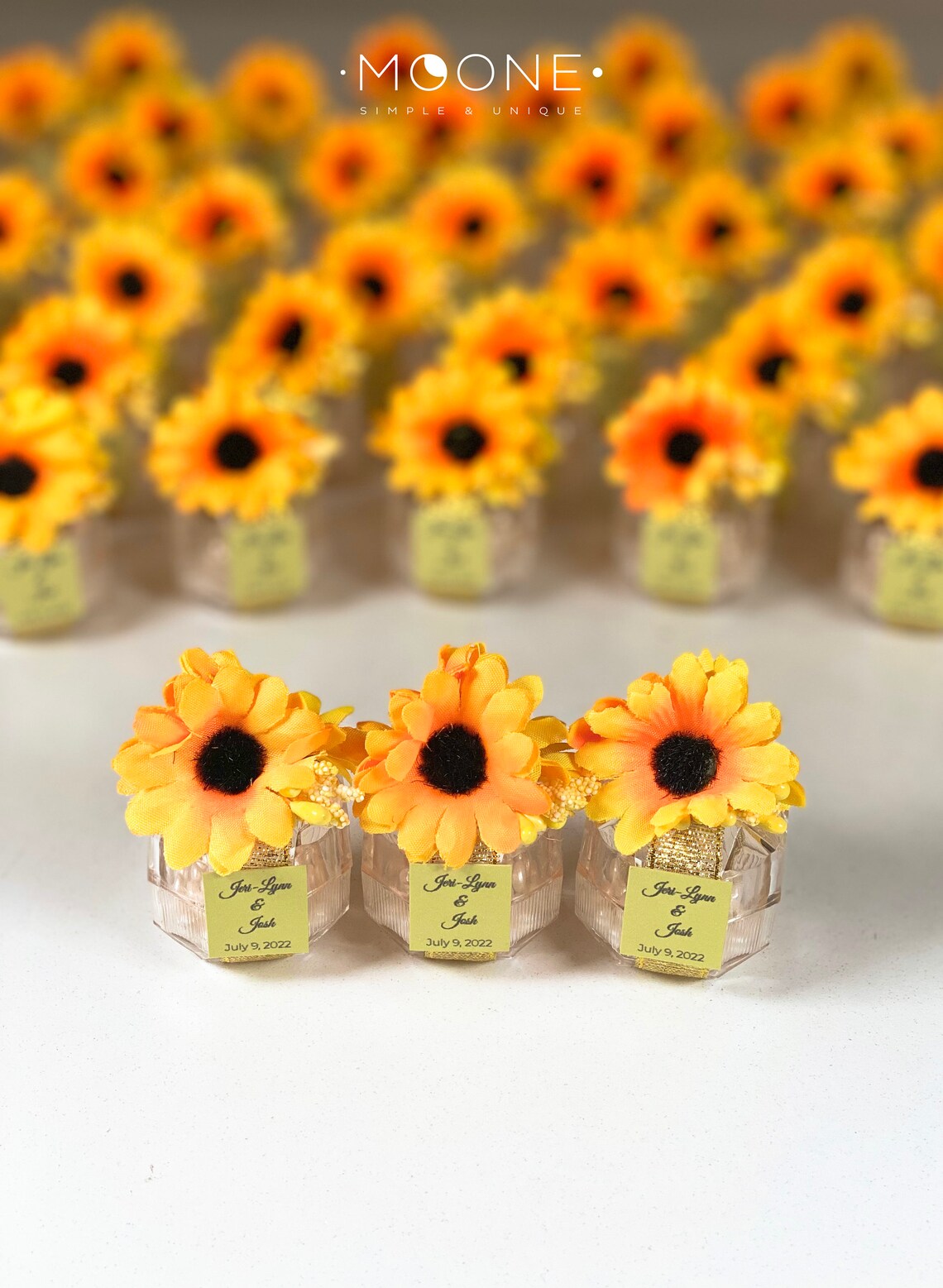 10pcs Sunflower Wedding Favors for Guests Sunflower Party - Etsy