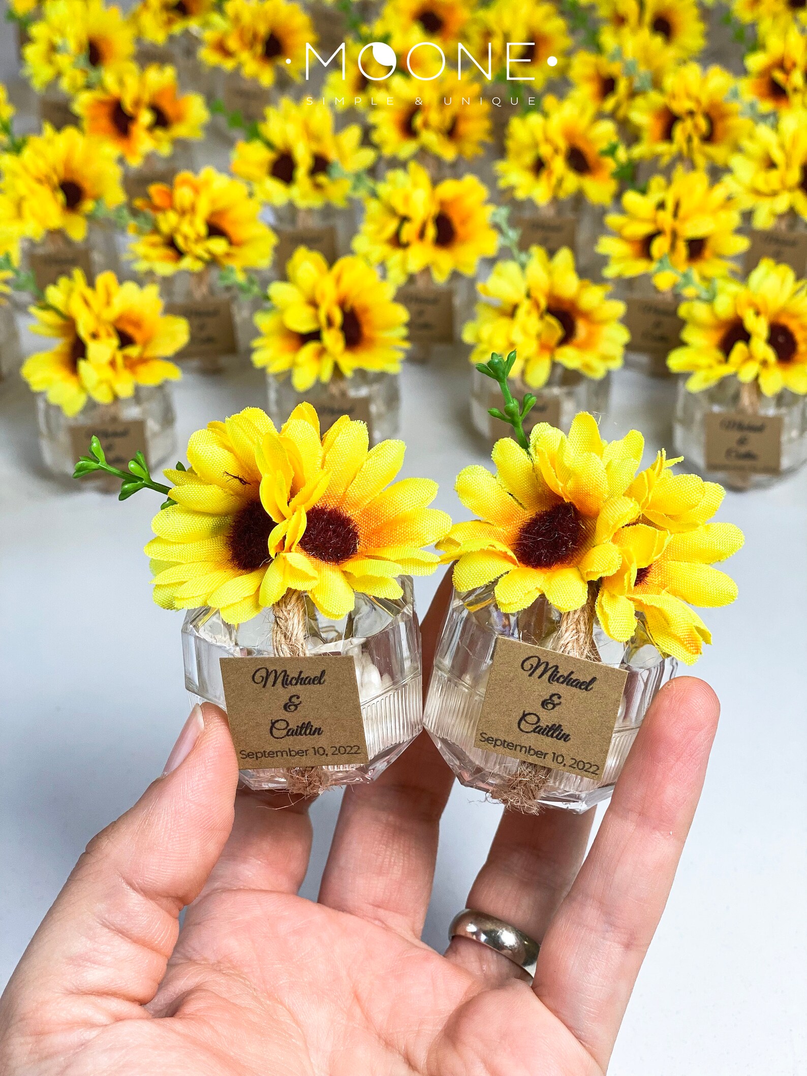 10pcs Sunflower Wedding Favors for Guests Sunflower Party - Etsy