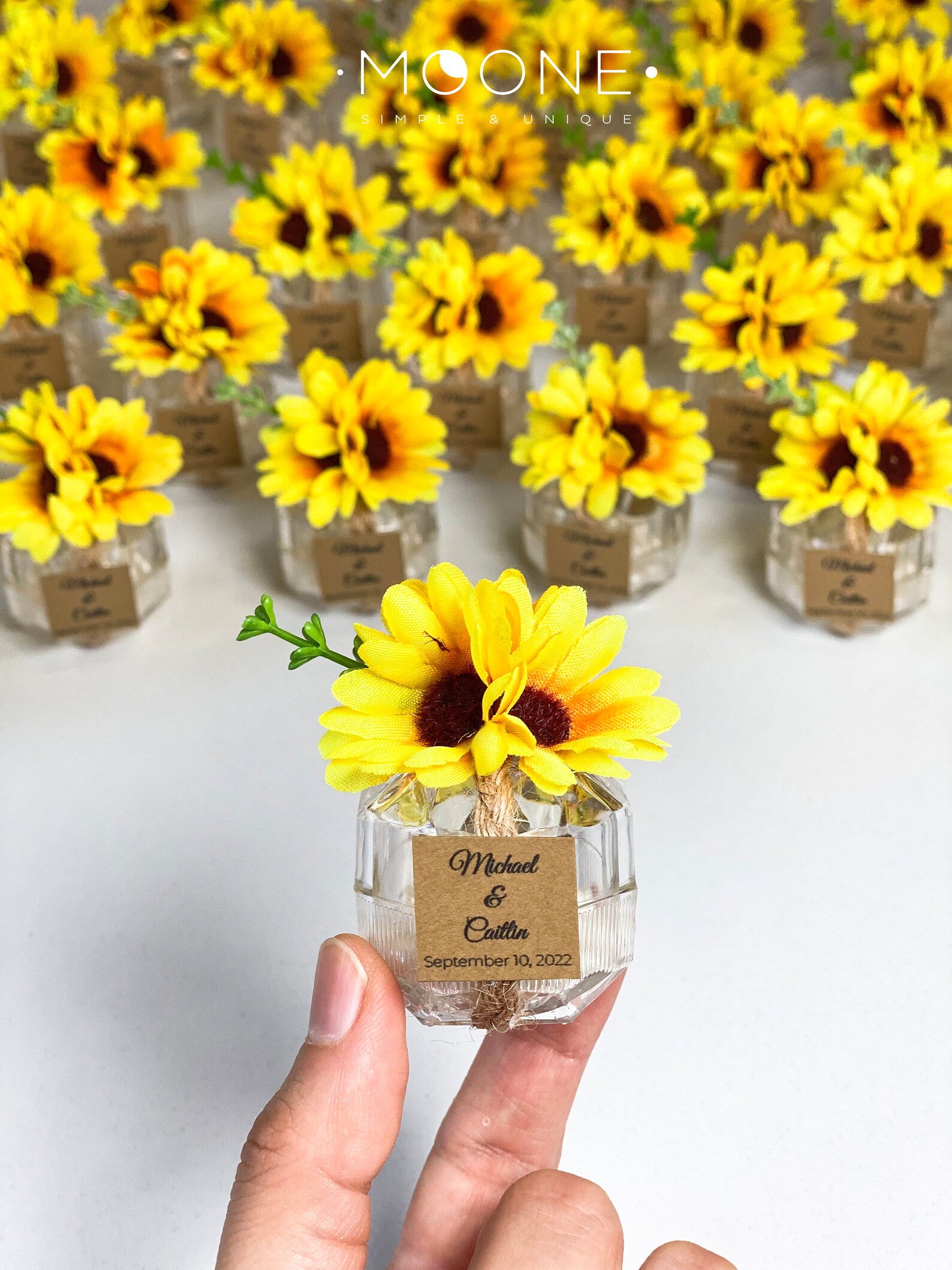 10pcs Sunflower Wedding Favors for Guests Sunflower Party - Etsy