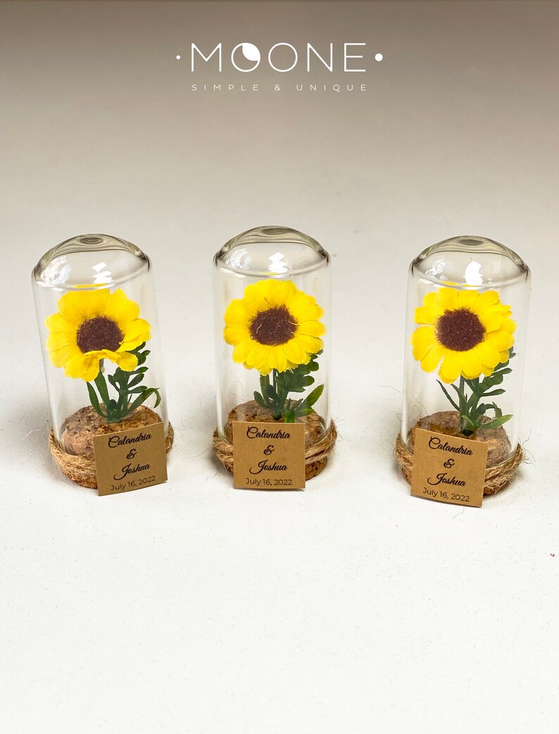 10pcs Sunflower Wedding Favors for Guests Sunflower Party - Etsy