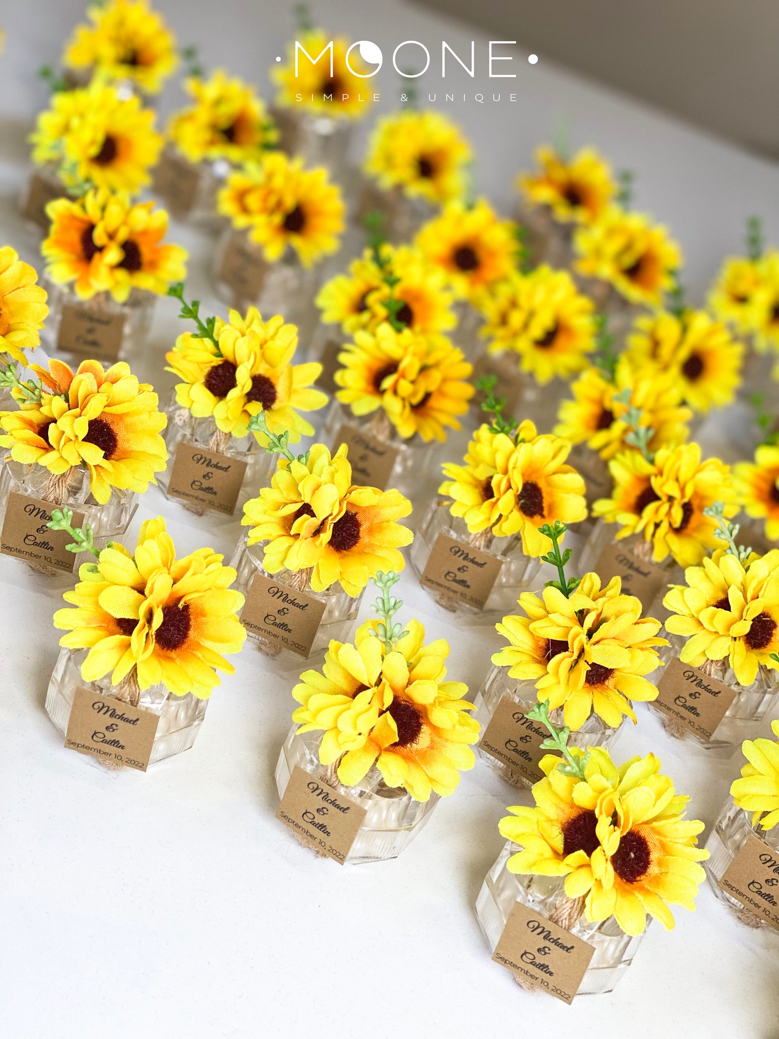 10pcs Sunflower Wedding Favors for Guests Sunflower Party - Etsy