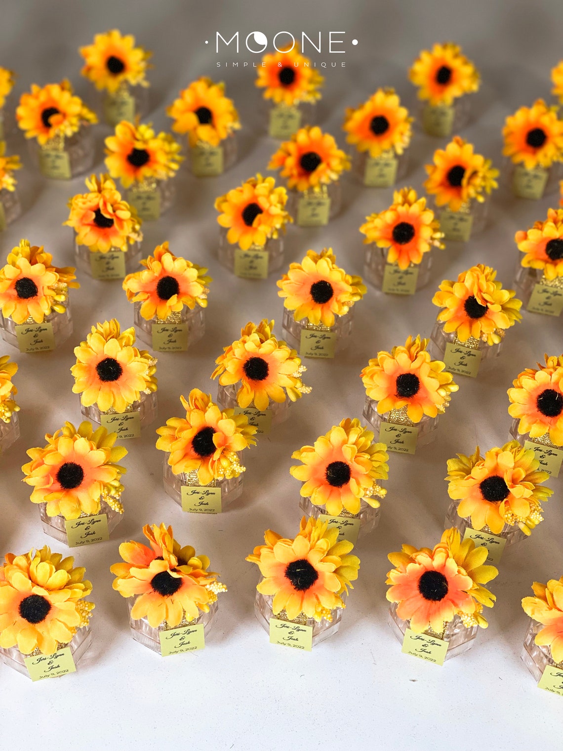 10pcs Sunflower Wedding Favors for Guests Sunflower Party - Etsy