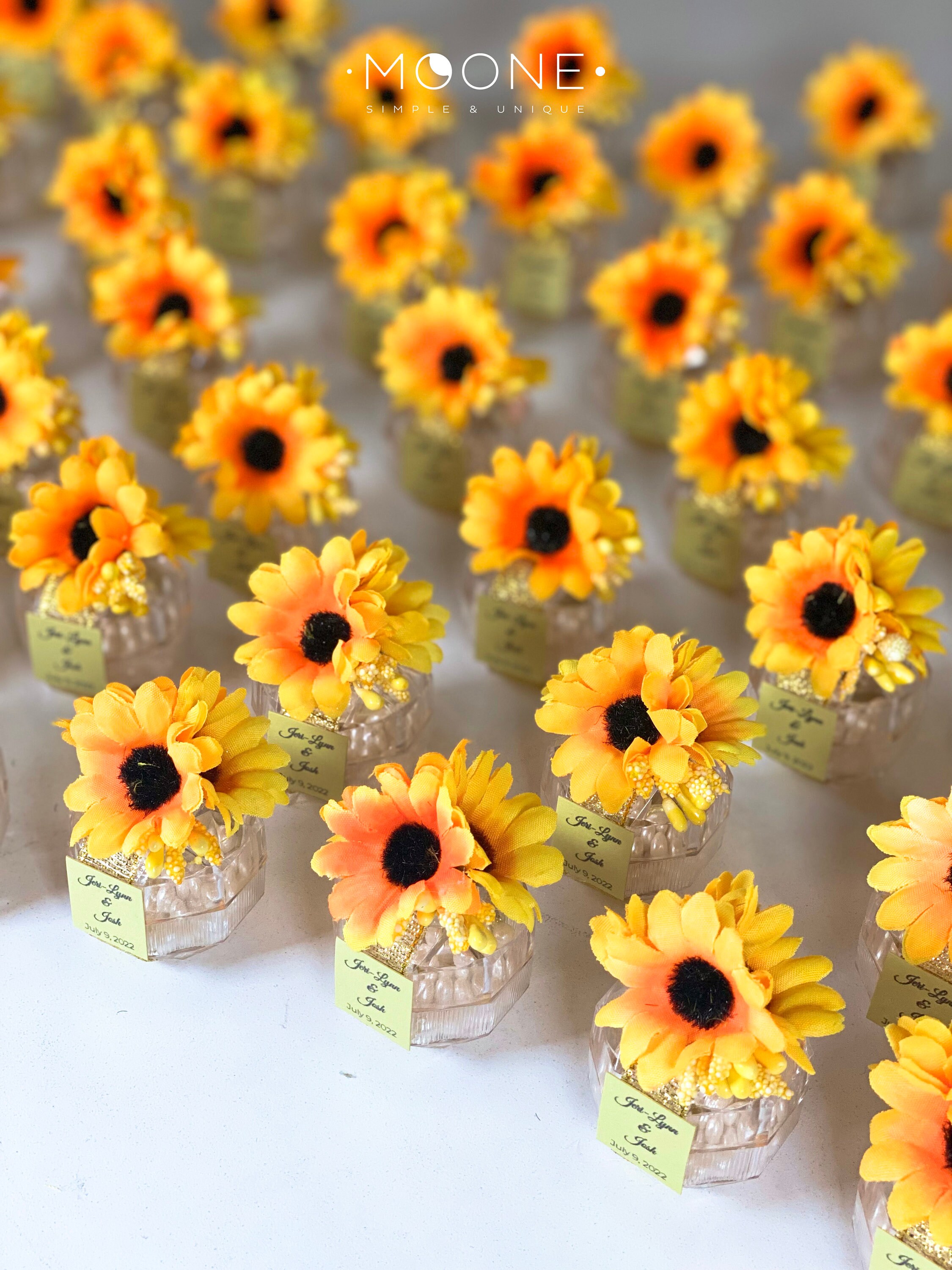 10pcs Sunflower Wedding Favors for Guests Sunflower Party | Etsy