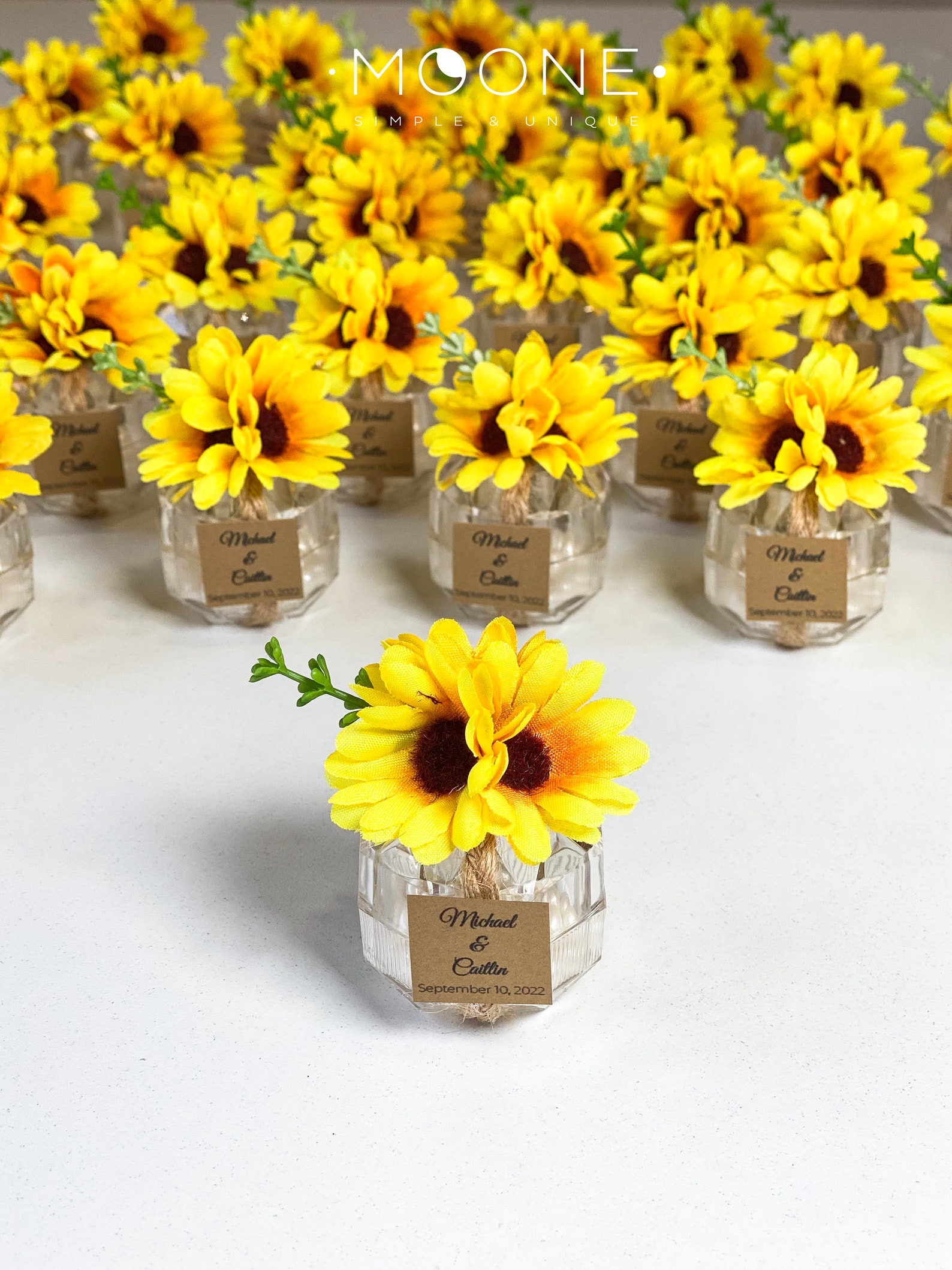 10pcs Sunflower Wedding Favors for Guests Sunflower Party - Etsy