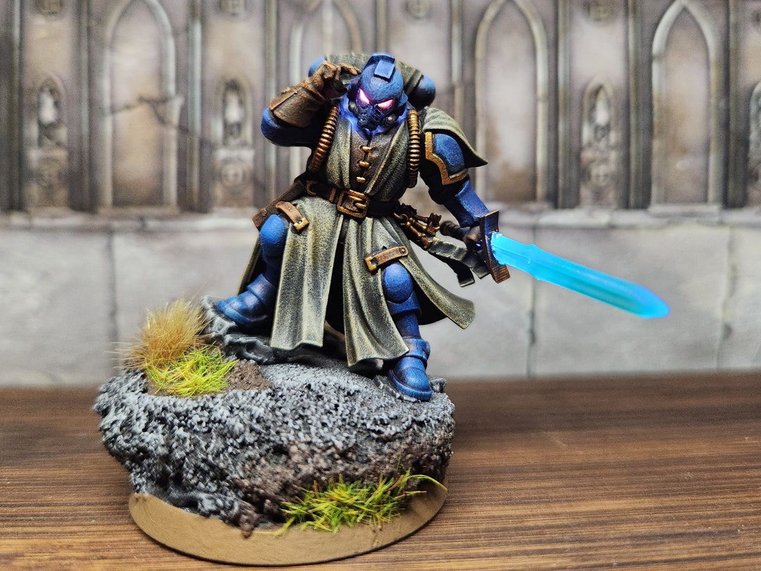 Primaris Librarian in Phobos Armor Led-lit Eyes and Power - Etsy