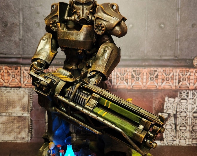 Fallout T60 Power Armor Figure With Led-lit Nuka Cola Quantum and ...