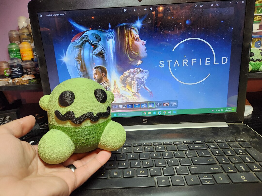 Starfield Wilby Inspired Desk Toy 3D Printed With Fuzzy Texture My ...