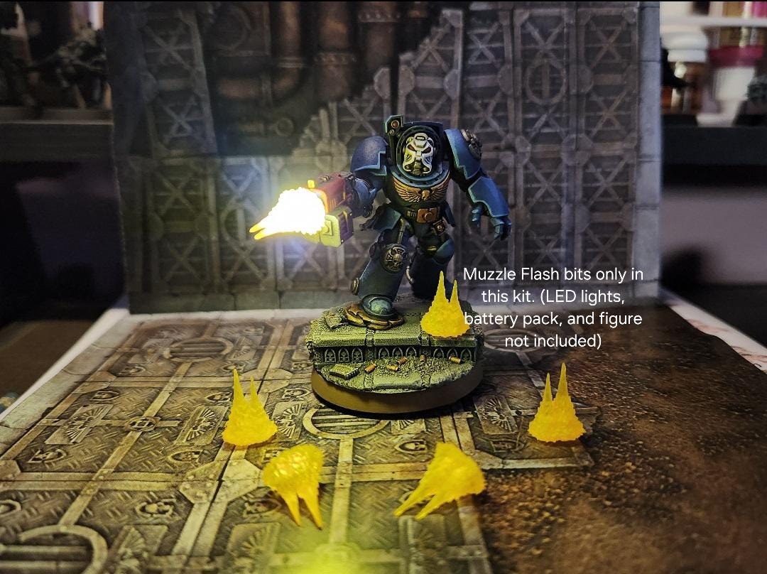 Storm Bolt Gun Double Barrel Muzzle Flash Effect for Miniature ...