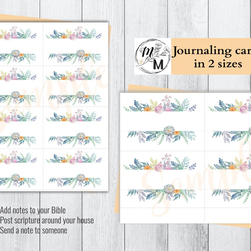Bible Journaling Cards - Etsy