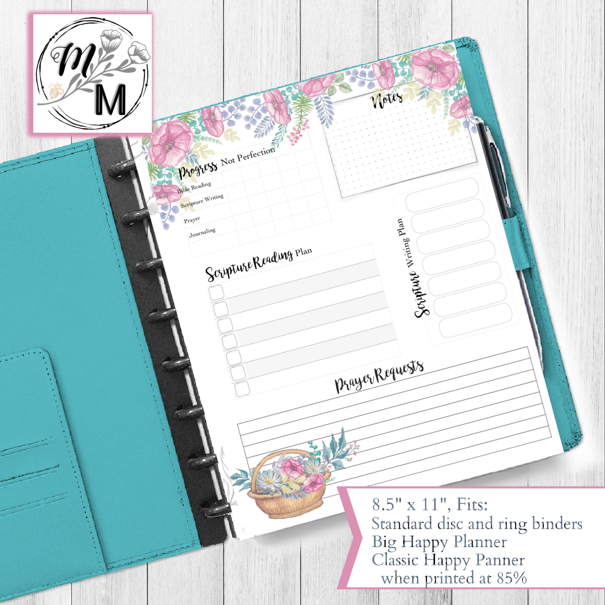 Weekly Faith Planner Pagefits Big Happy Planner from the | Etsy