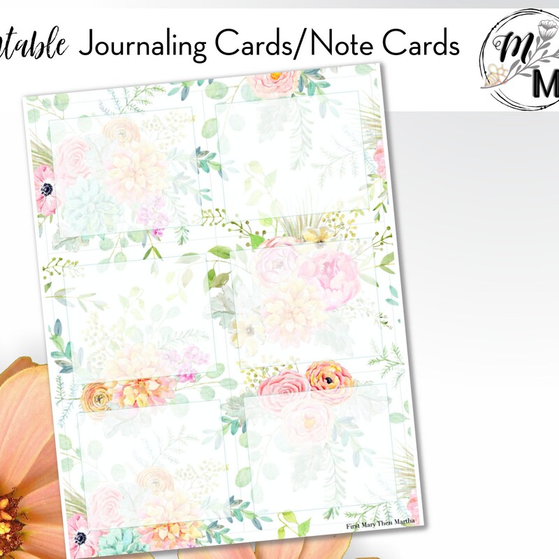 Journaling Cards - Etsy