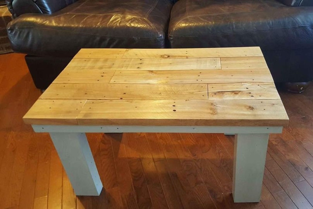 Handmade Rustic Coffee Table Reclaimed Wood, Repurposed Pallet Table - Etsy