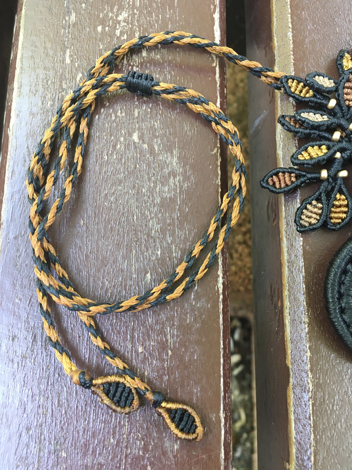 Tree of Life Macrame Necklace With Tiger's Eye Bead - Etsy