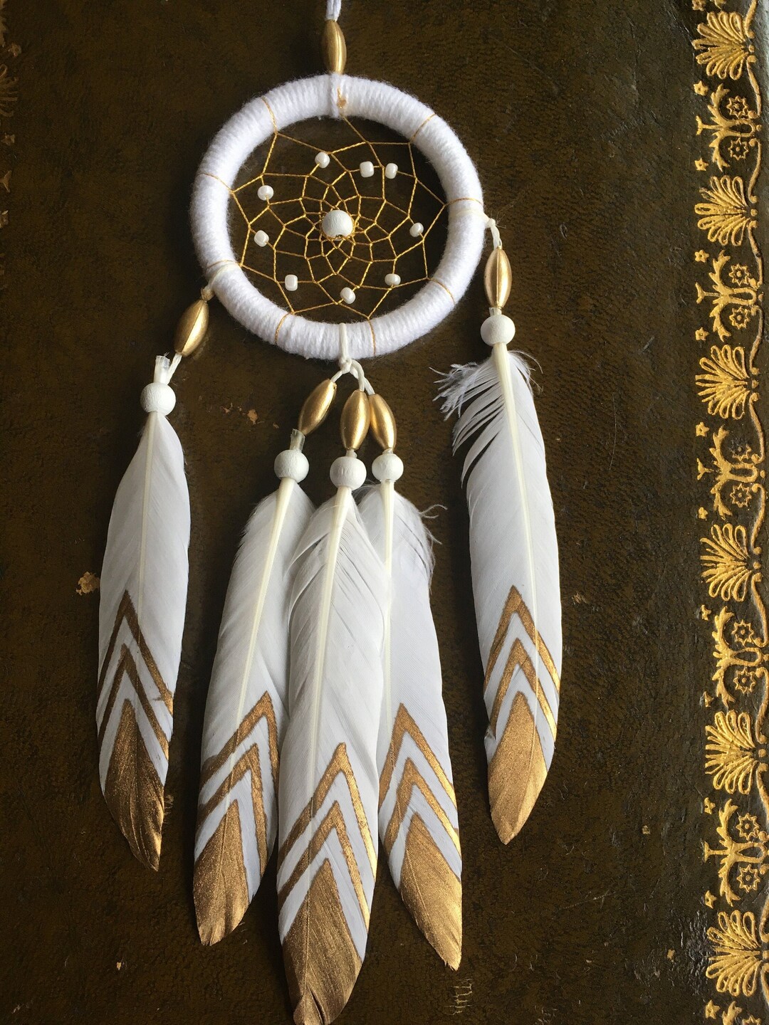 Small White Dreamcatcher for Car Mini Winter Decoration Rear - Etsy