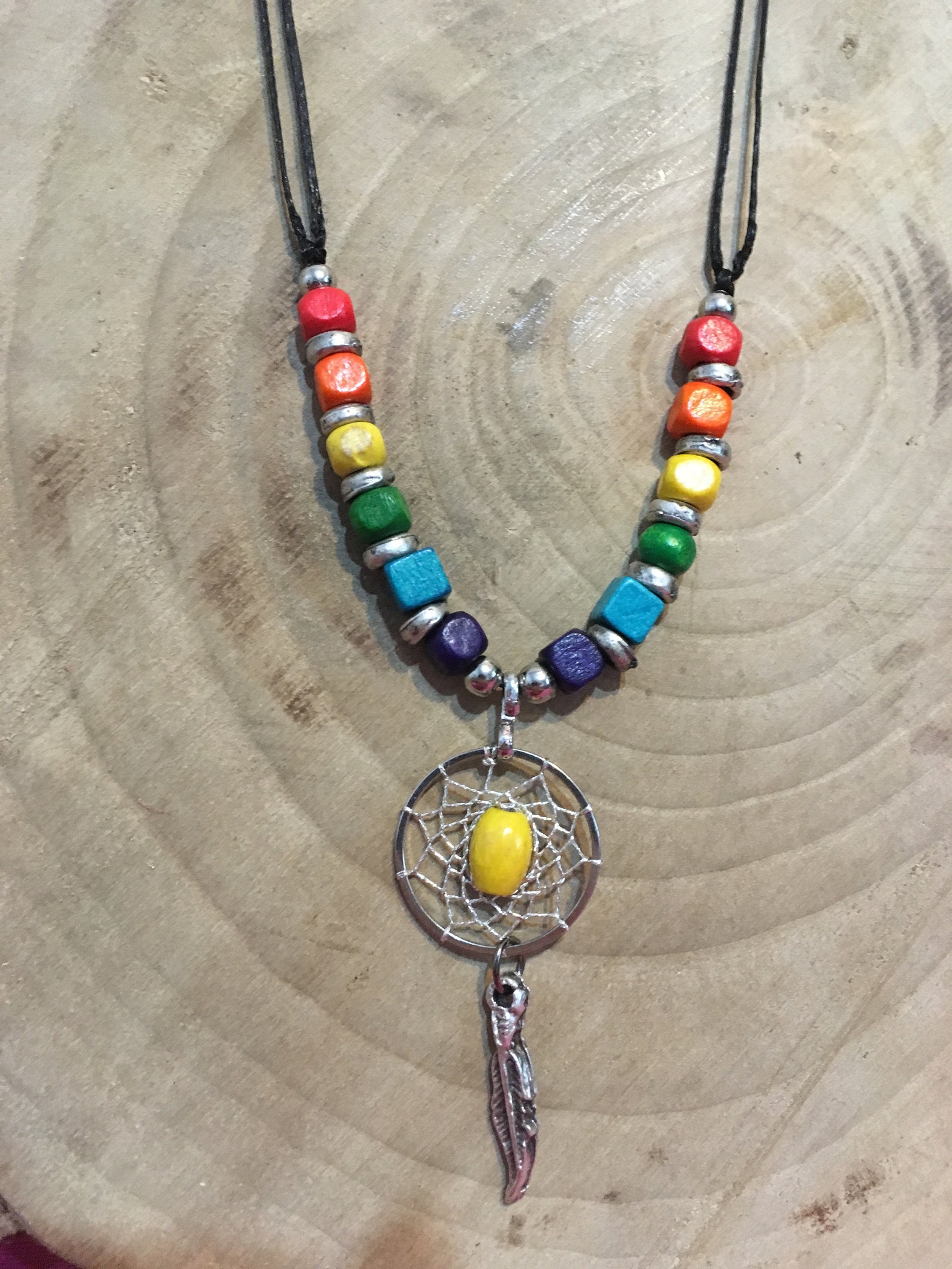 LGBTQ Necklace Dreamcatcher Necklace Gay Pride Necklace - Etsy