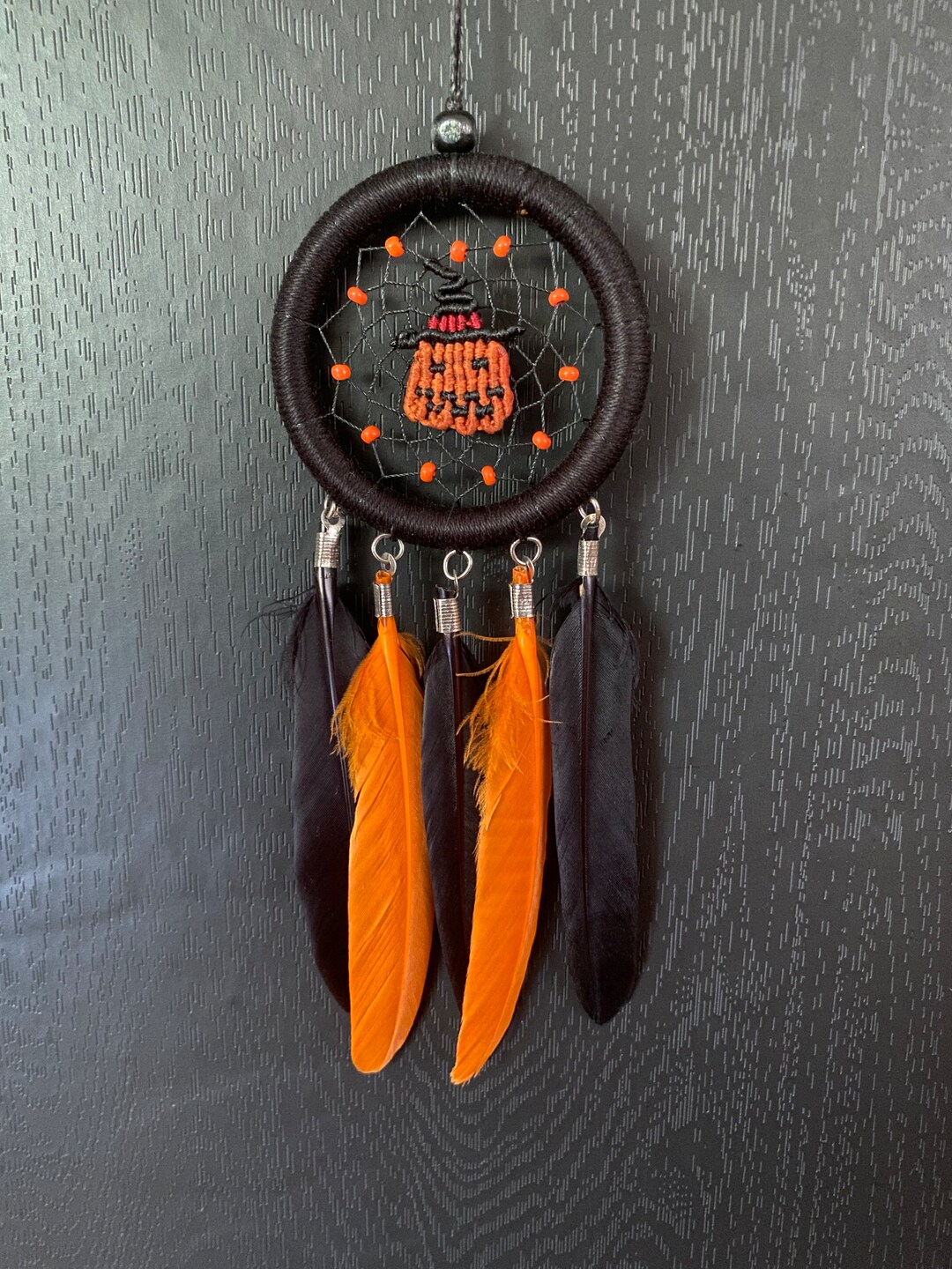 Creepy Halloween Decoration Pumpkin Car Decor Witchy Orange - Etsy