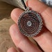 Sterling Silver Filigree Necklace: Turkish Telkari Pendant, Adjustable ...