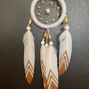 Small White Dreamcatcher for Car Mini Winter Decoration Rear - Etsy