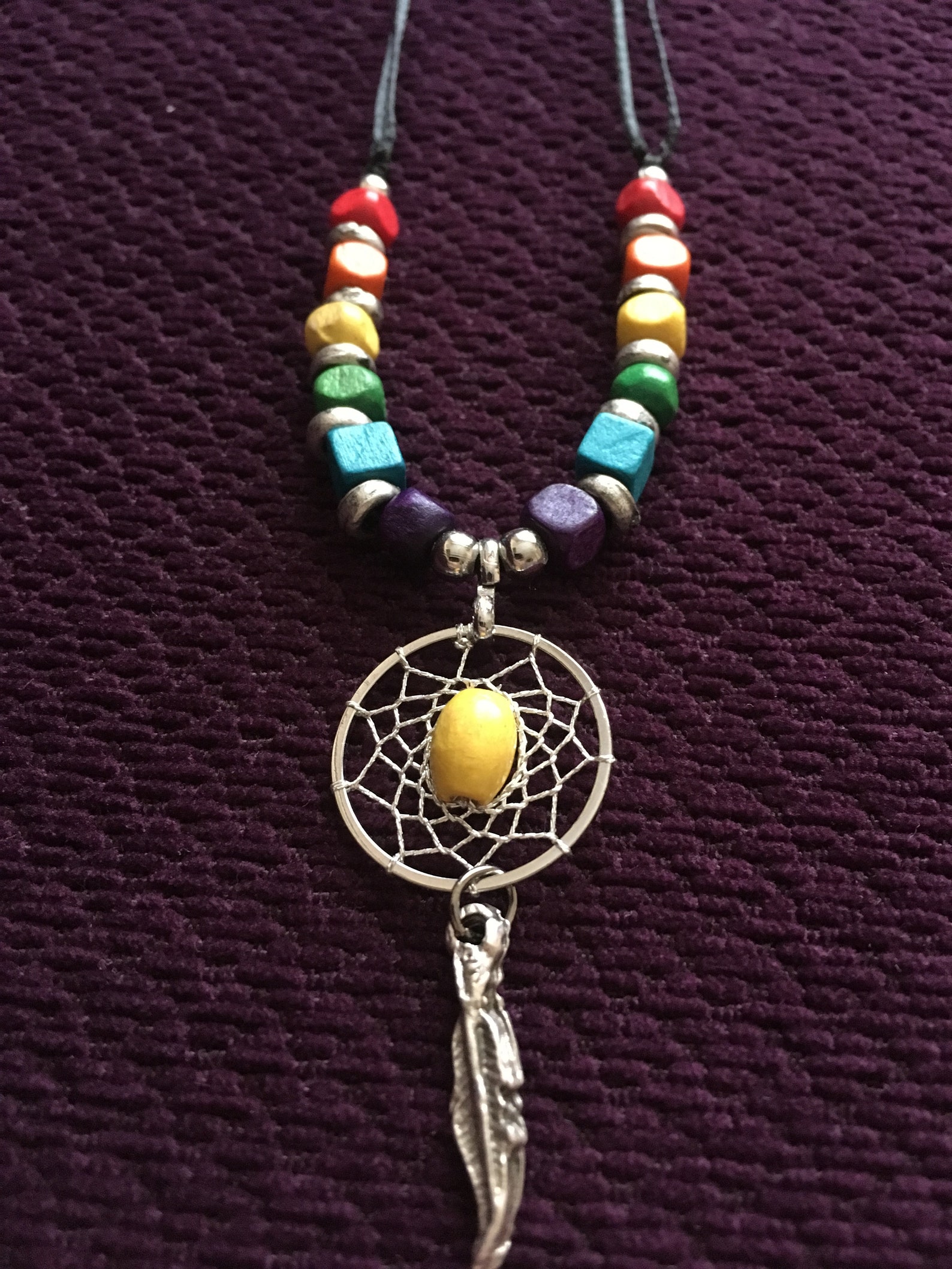 LGBTQ Necklace Dreamcatcher Necklace Gay Pride Necklace - Etsy