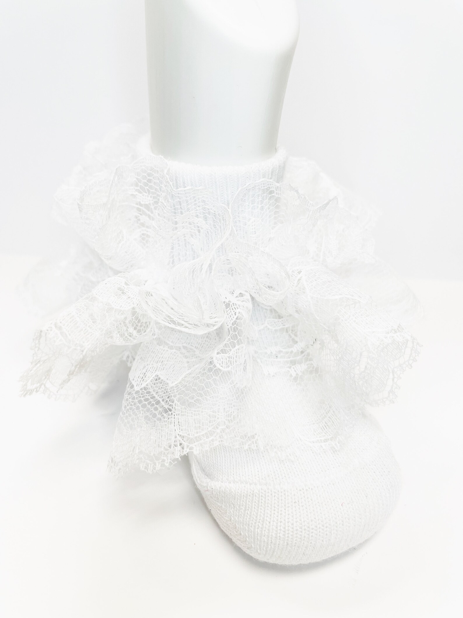 White Ruffle Socks - Etsy